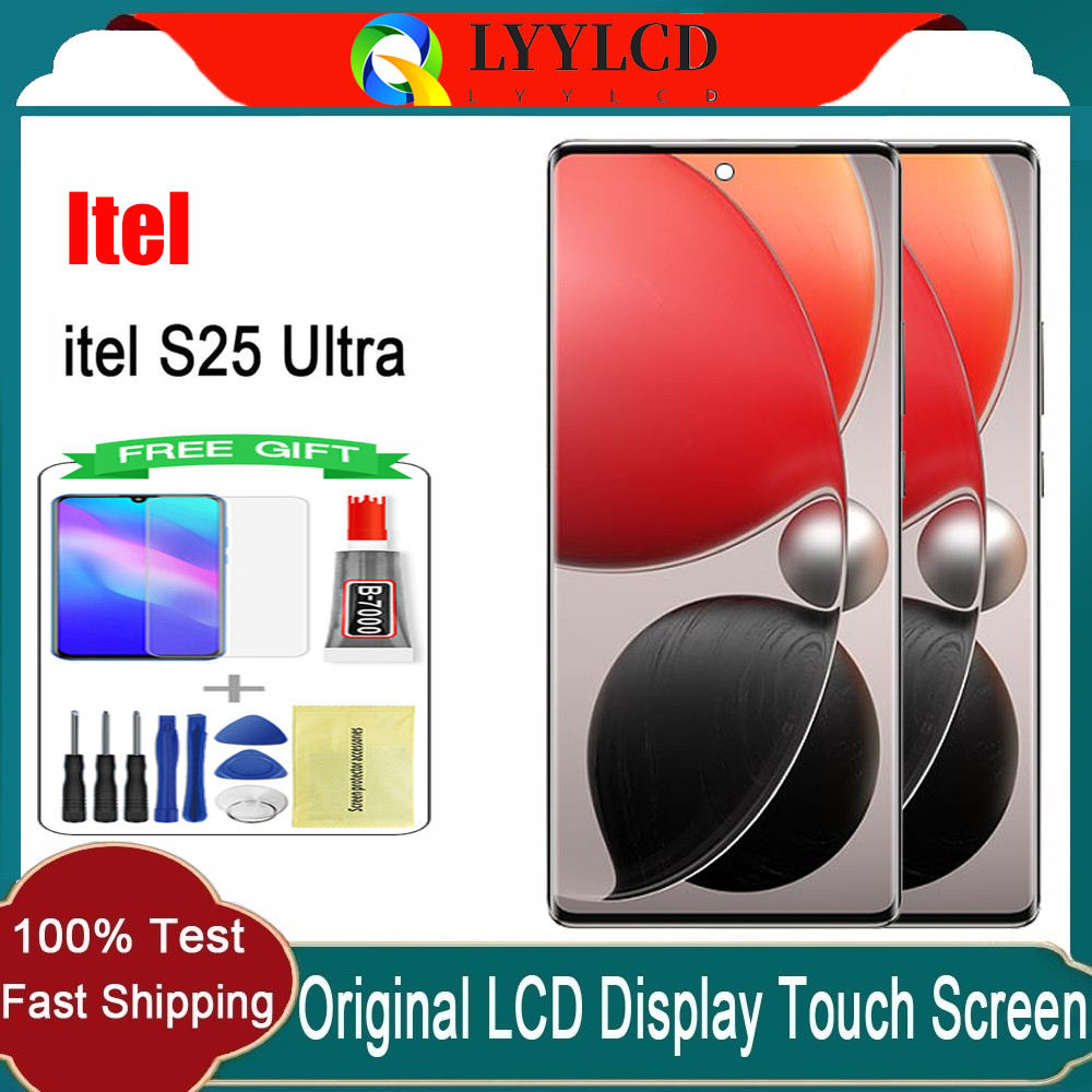 Original AMOLED Itel S25 Ultra LCD Display Touch Screen Replacement ...