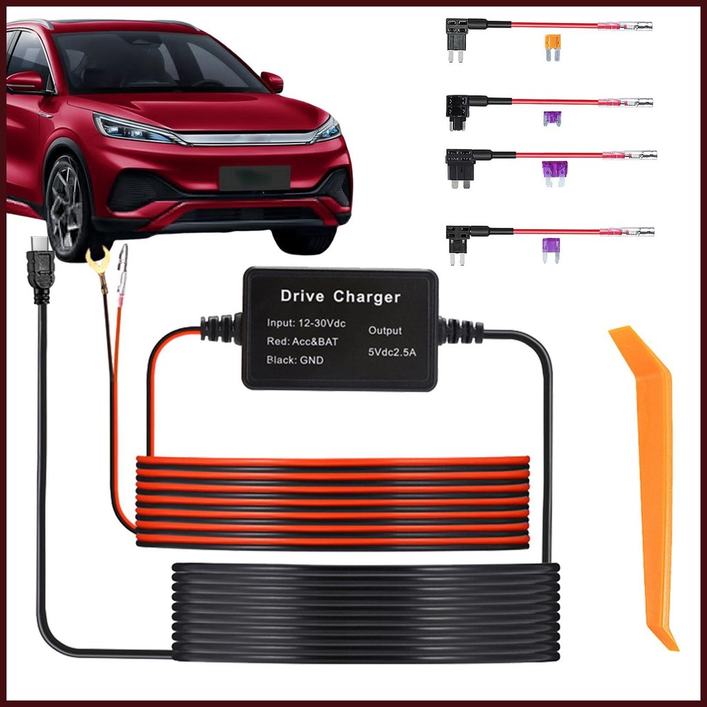 Dashcam Hardwire Kit 12V-24V to 5V Professional Type C Hardwire Kit for ...