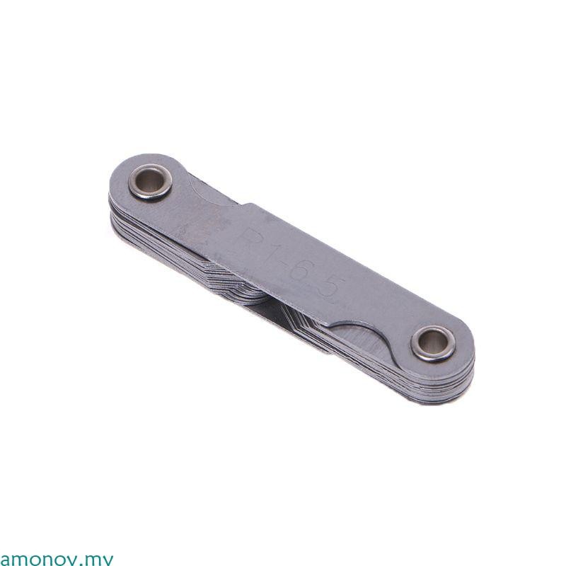 amonoy Radius Gauges Stainless Steel Concave Convex Arc Gage Pocket ...