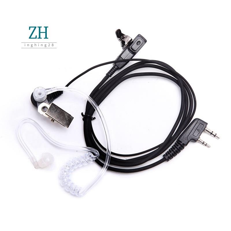Air Conduit 2 Pin K Plug Earphone for Walkie Talkie Headset Radio ...