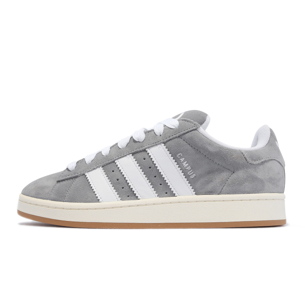adidas Casual Shoes Campus 00s Men's Women's Gray Suede Clover Sneakers ...