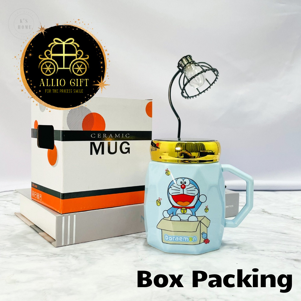 High Quality Ceramic Mirror Mug DORAEMON Design Hot Water Gift Present ...
