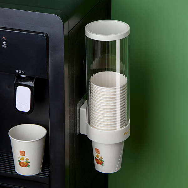 tempat letak cawan plastik Desktop display rack Pengambil cawan sekali ...