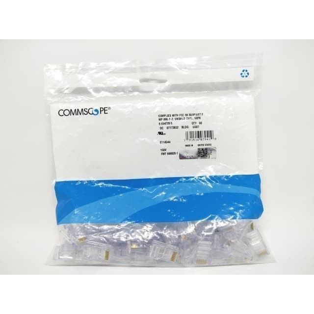 Rj45 Cat5 Cat6 Commscope Connector Original Retail WHOLESALE-COMPUTER ...
