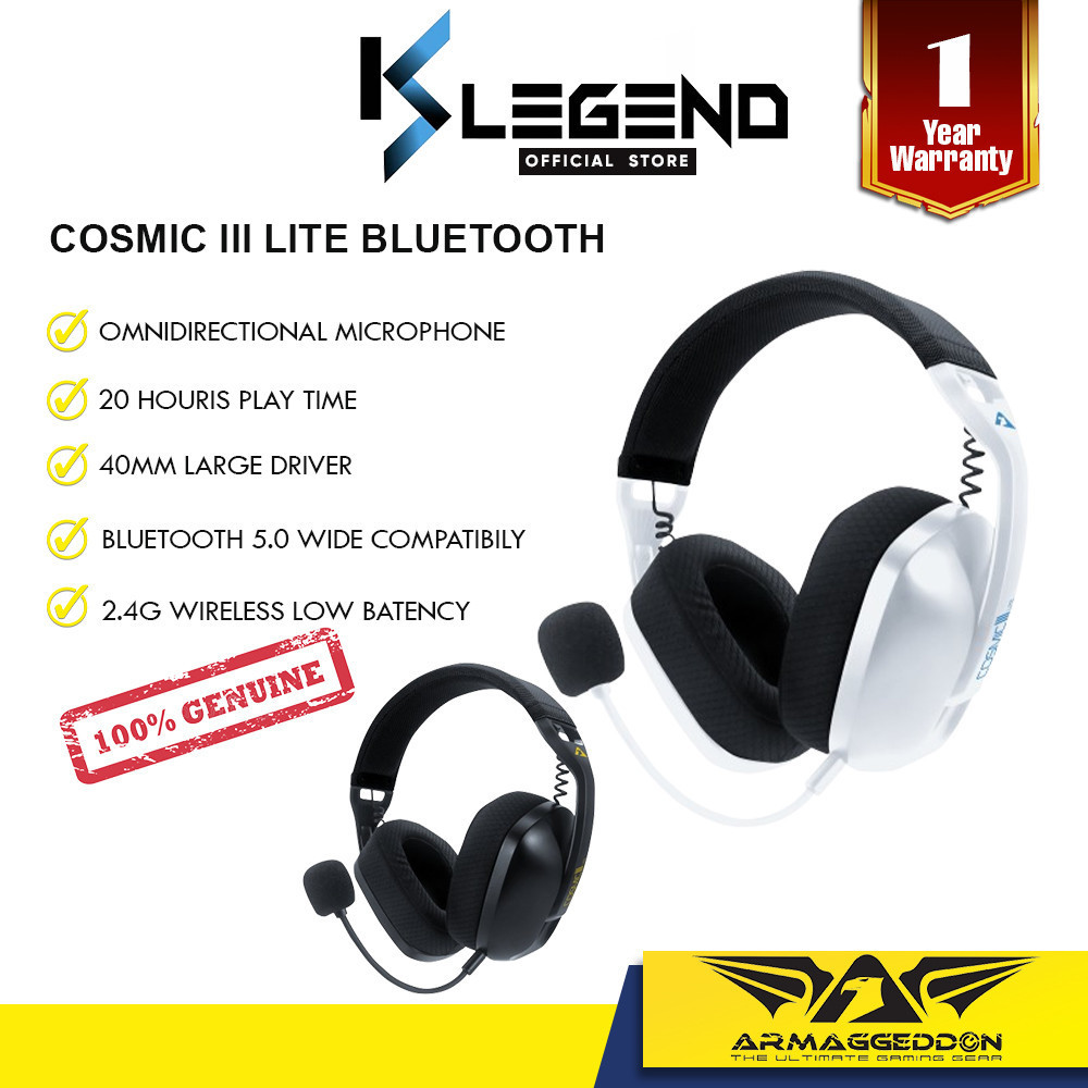 ARMAGGEDDON COSMIC III LITE / COSMIC V BLUETOOTH WIRELESS 2.4G GAMING ...