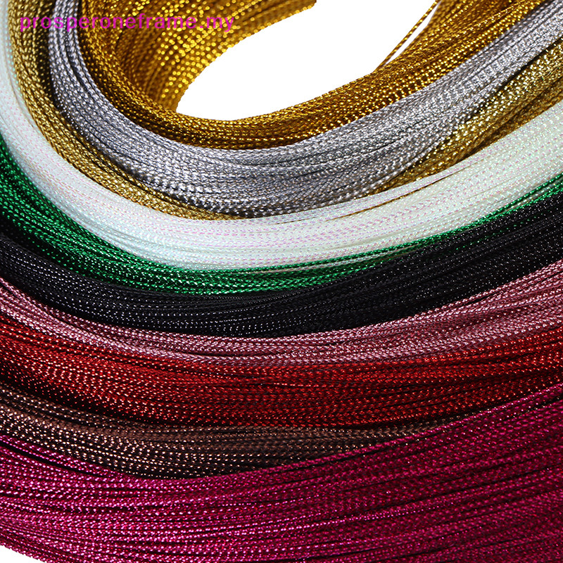 prosperoneframe 100m Rope Gold Silver Cord Gift Packaging String ...