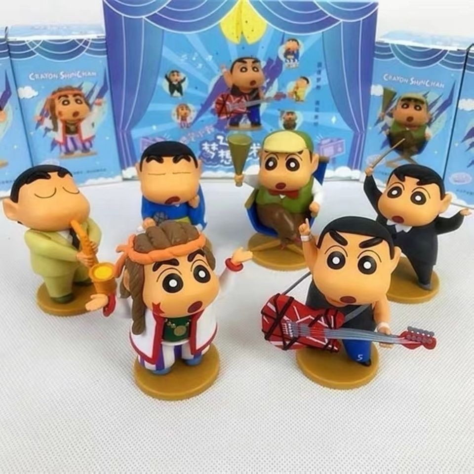 Crayon Shin Chan Blind Box Artist Series Cute Desk Decoration Table ...