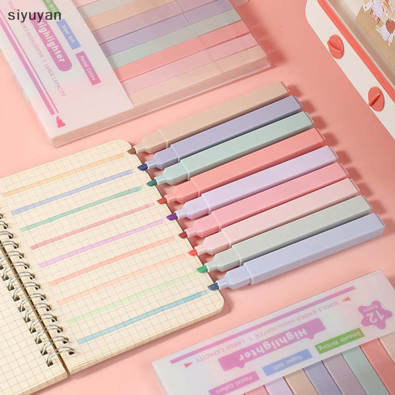 Si Fluorescent High Pens Aesthetic Double Headed Pastel Highs ...