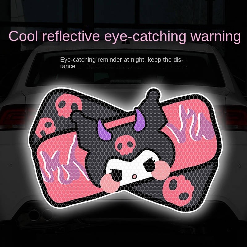 Car Cartoon Reflective Sticker Clow M Special Car Stickers Reflective ...