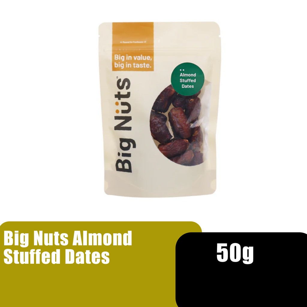Big Nuts Dates with Almond / Almond Stuffed Dates / Kurma Badam - 50G ...