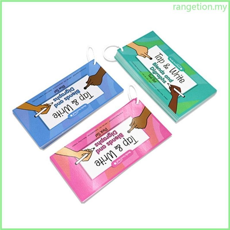 RAN Tap and Write CVC Word Flashcards Laminated Card for Kindergarten ...