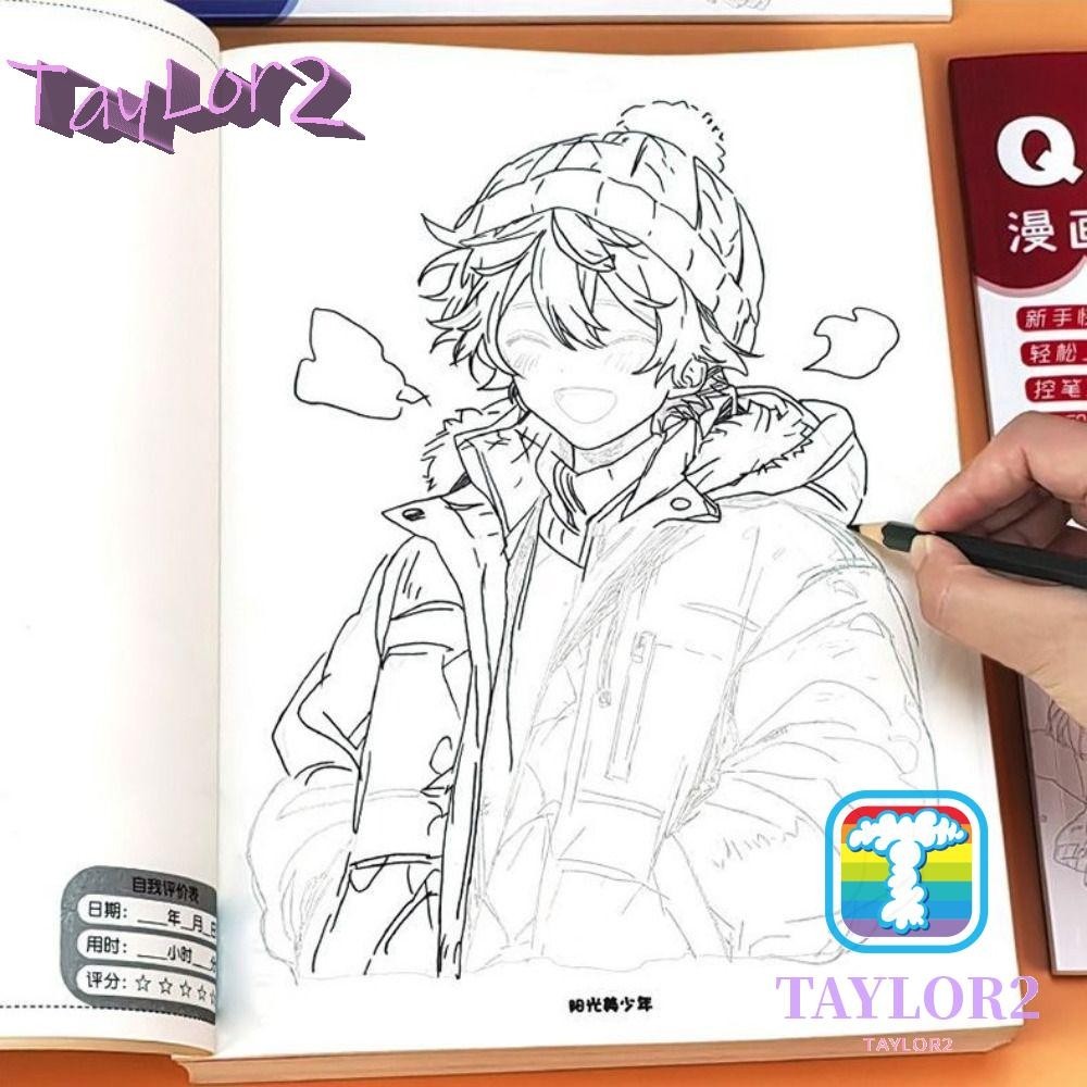 ATAYLOR Manga Sketching Tutorial, Practice Tracing Comics Line Draft ...