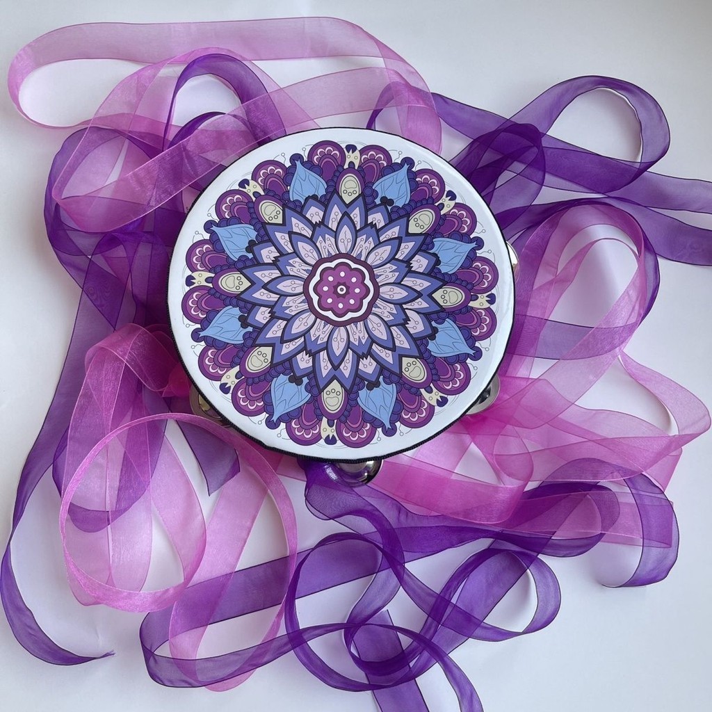 Dunhuang Flying Hand Drums, Xinjiang Uyghur Bell Drums, exotic ribbon ...