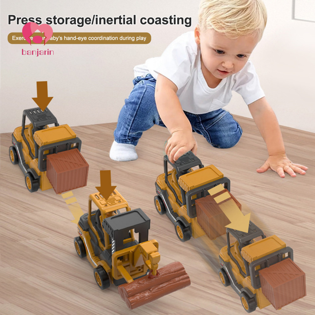 Banjarin Kids Toy Forklift Disassemble and Assemble Toy Set ...