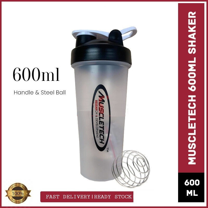 Muscletech Protein Shaker Blender Bottle (600ml) Dymatize Whey Mass ...