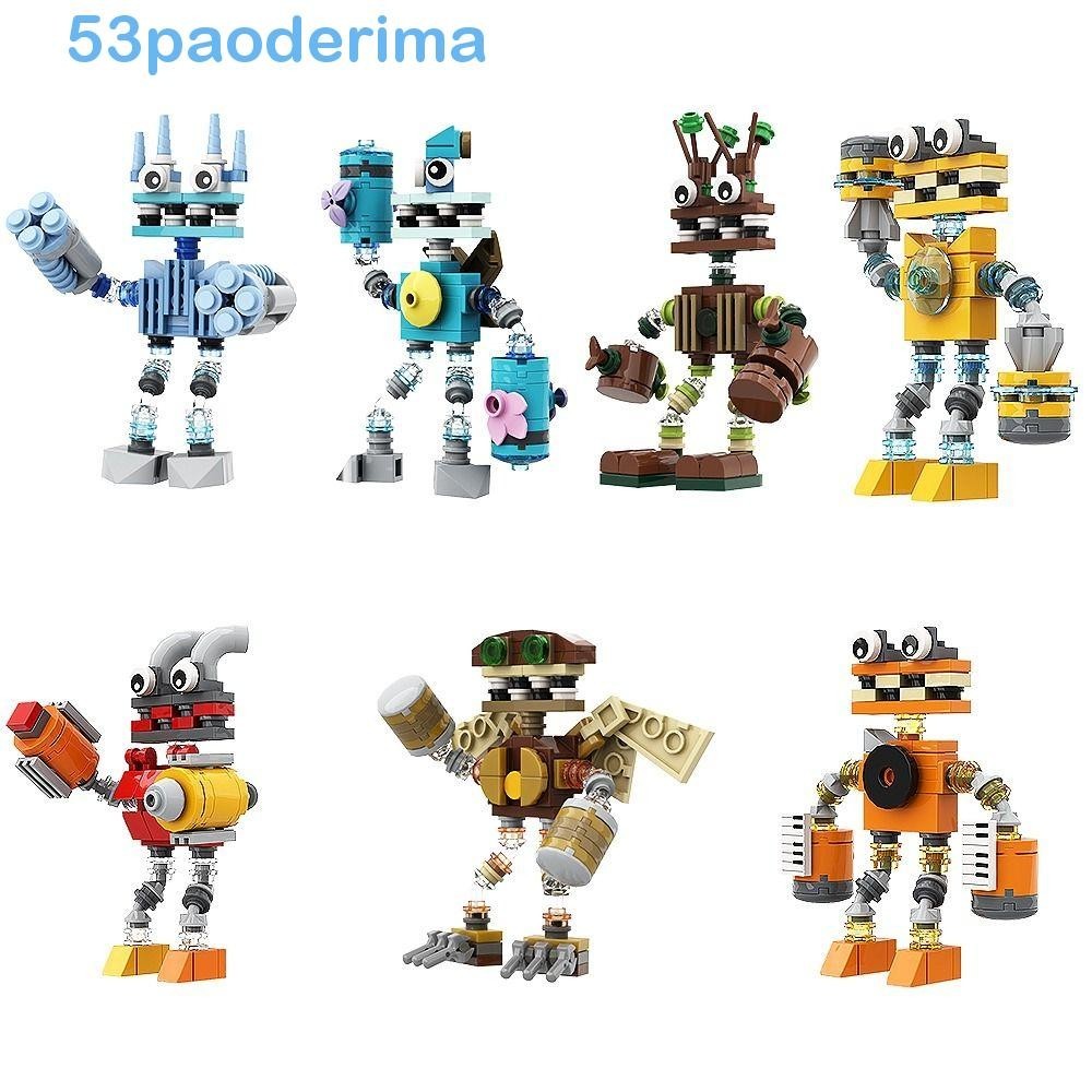 PAODERIMA My Singing Building Blocks, My Singing Chorus Wubbox Robot ...
