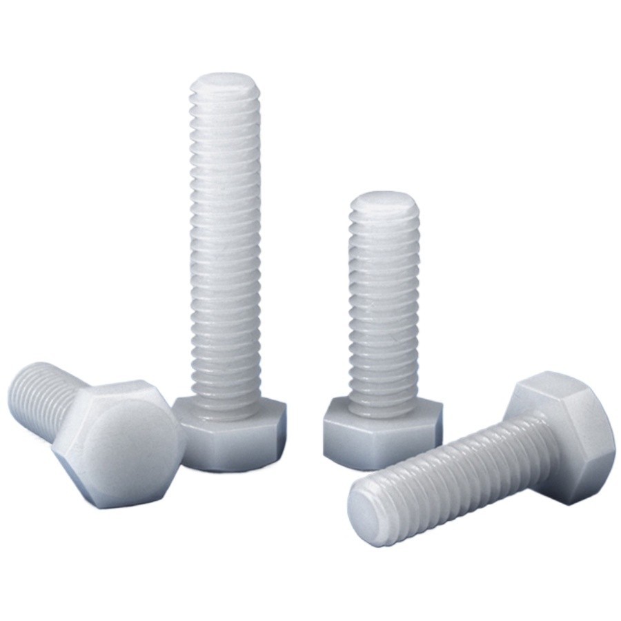 [KZS] Nylon Hexagon Screw Bolt Plastic Hexagon Bolt Insulation Bolt M6 ...