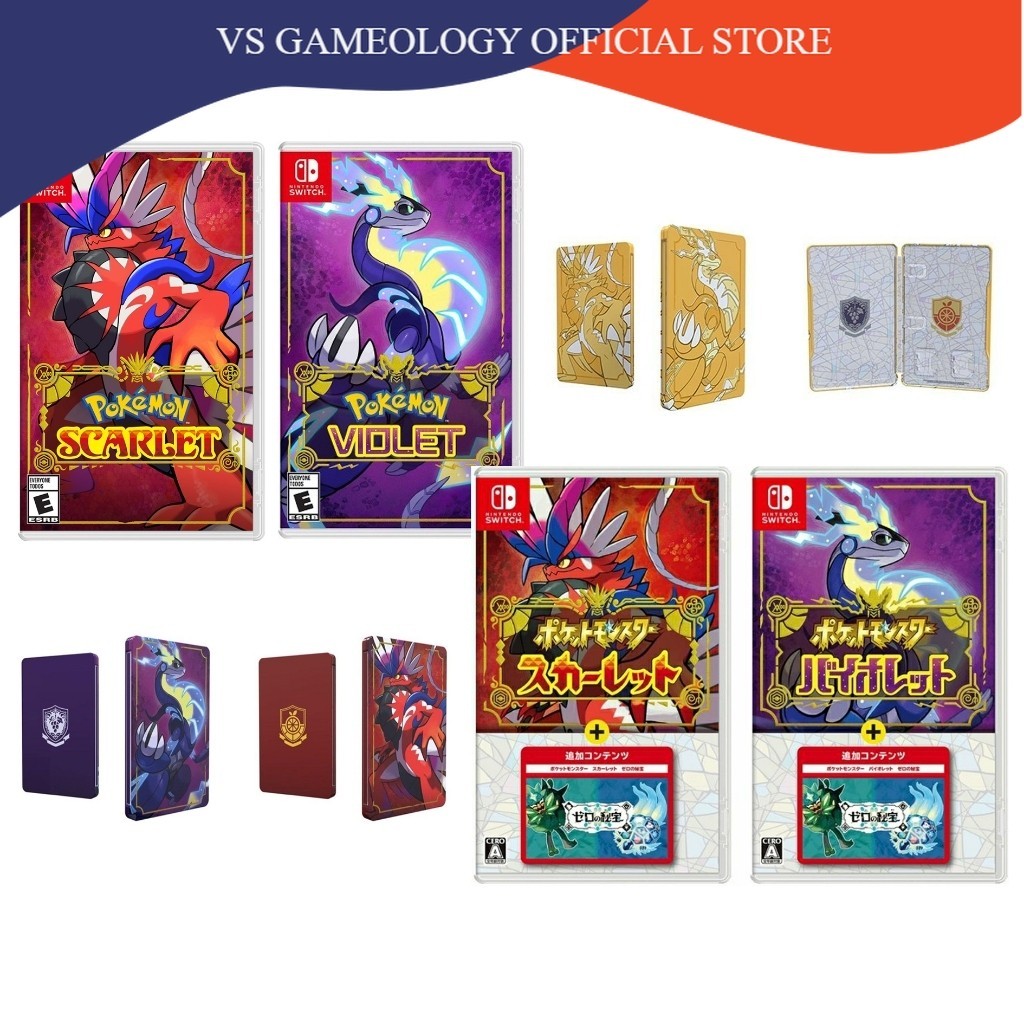 (READY STOCKS) NSW Nintendo Switch Pokemon Scarlet & Violet with ...