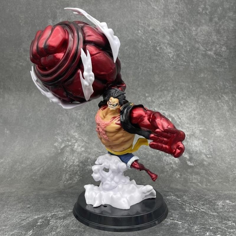 Ready Stock One Piece Phantom Luffy Big Fist Luffy Four-speed Statue Great Ape King Gun Figure ...