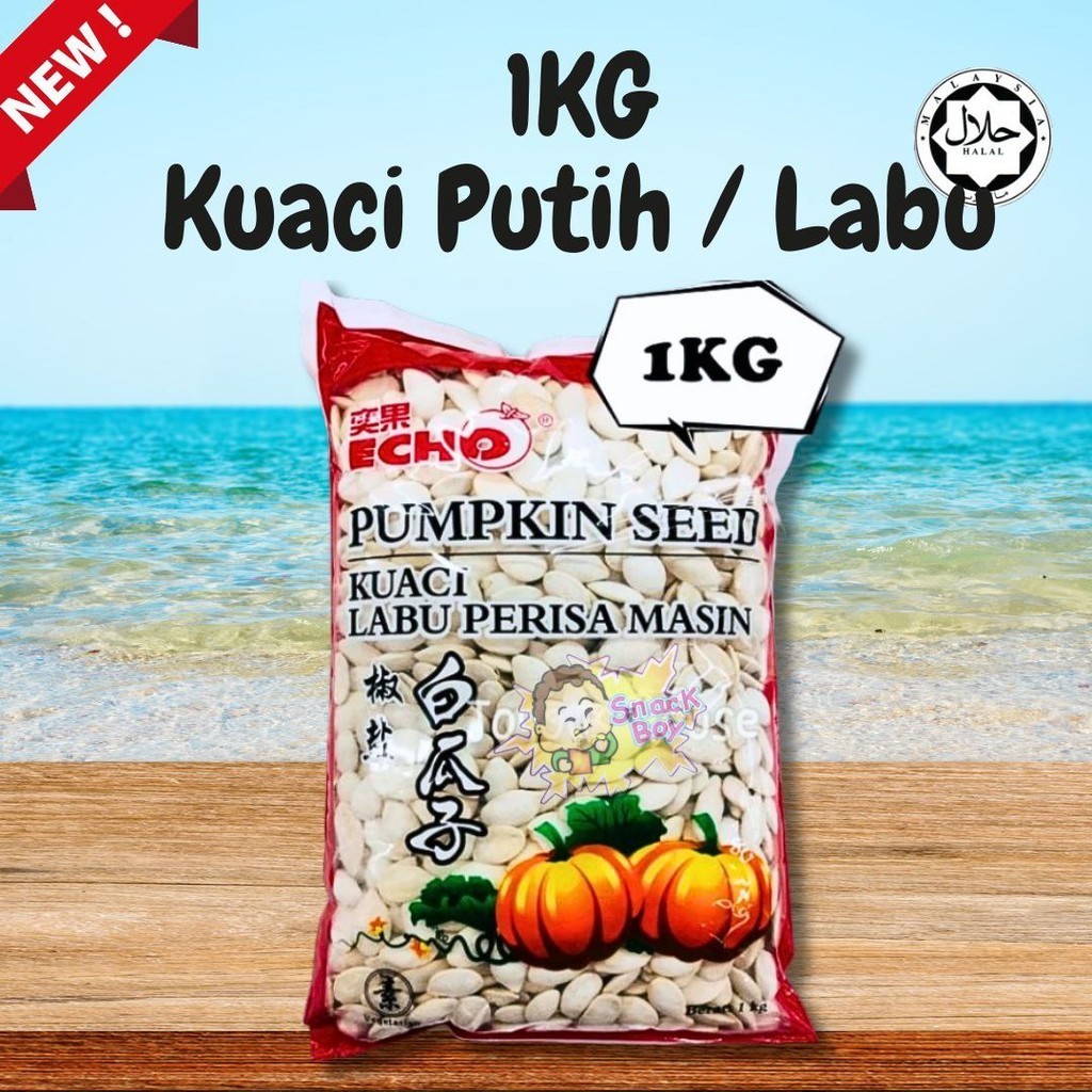 1KG Kuaci Labu Masin / 白瓜子/ Kuaci Putih / Pumpkin Seed | Shopee Malaysia
