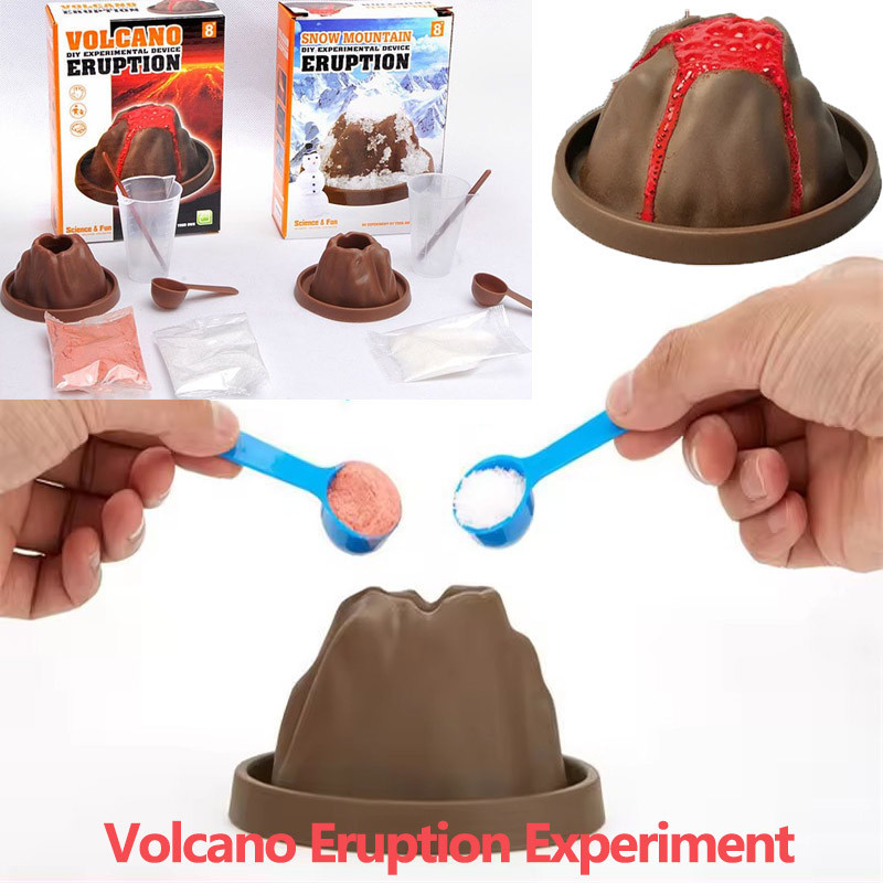 Volcano Eruption Experiment Kids Educational School Exploding Science ...