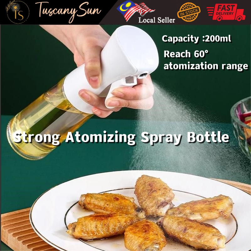 200ml Strong Atomizing Spray Bottle Kitchen Condiment Dispenser Oil Water Soy Sauce Vinegar ...