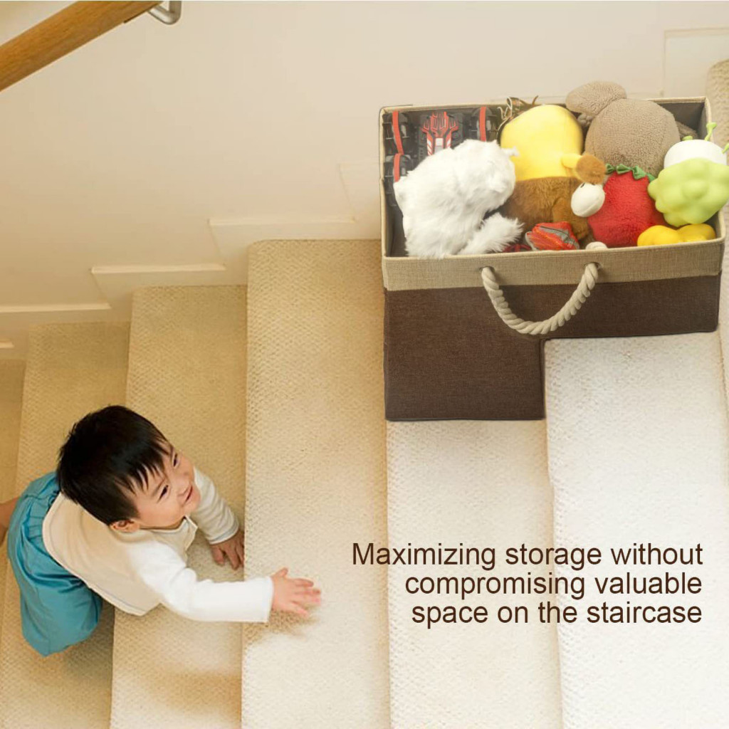 greensea| Stair Storage Bag Neat Stair Storage Caddy Foldable Stair ...