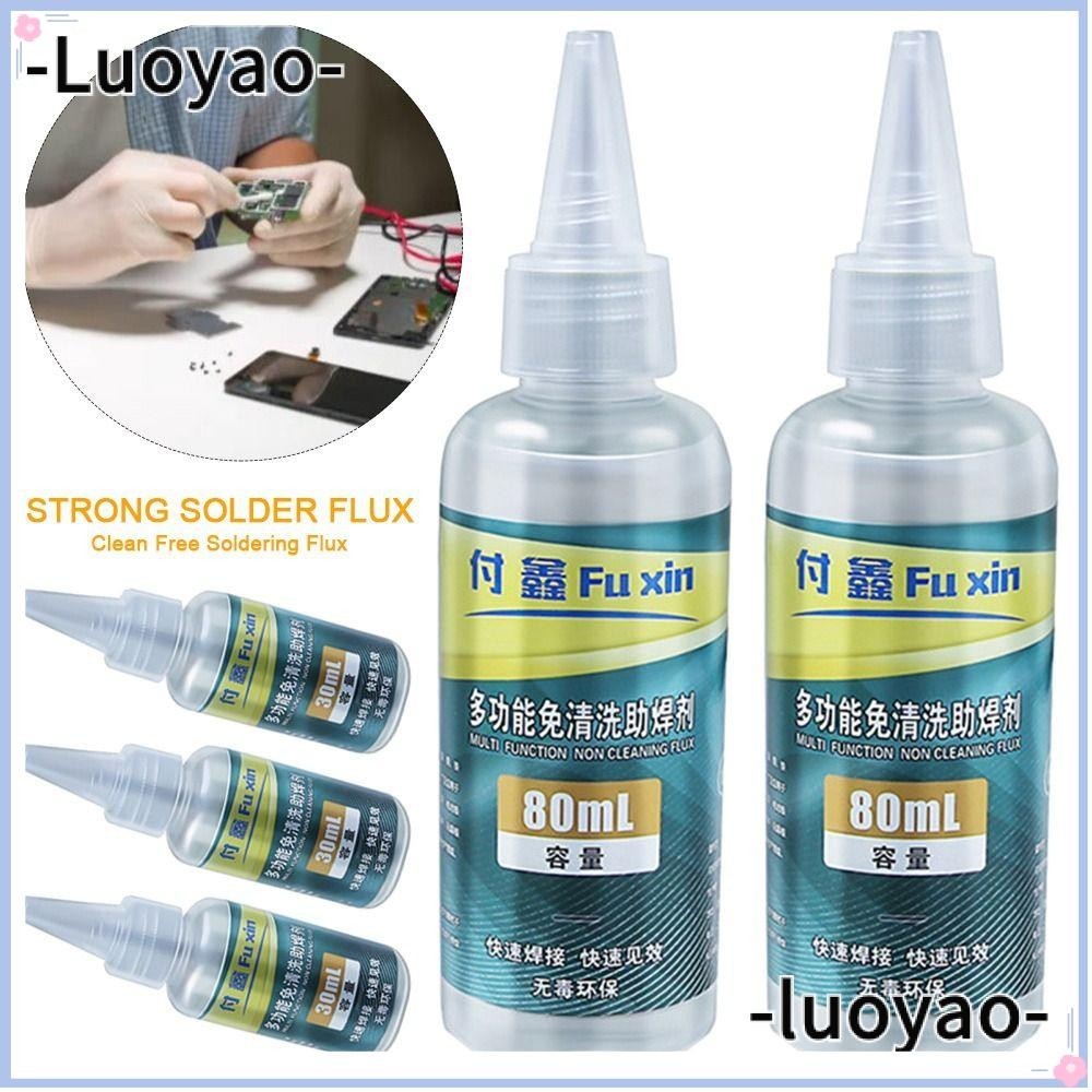 LUOYAO1 Clean Free Soldering Flux, 30ml 80ml Battery Electrode ...