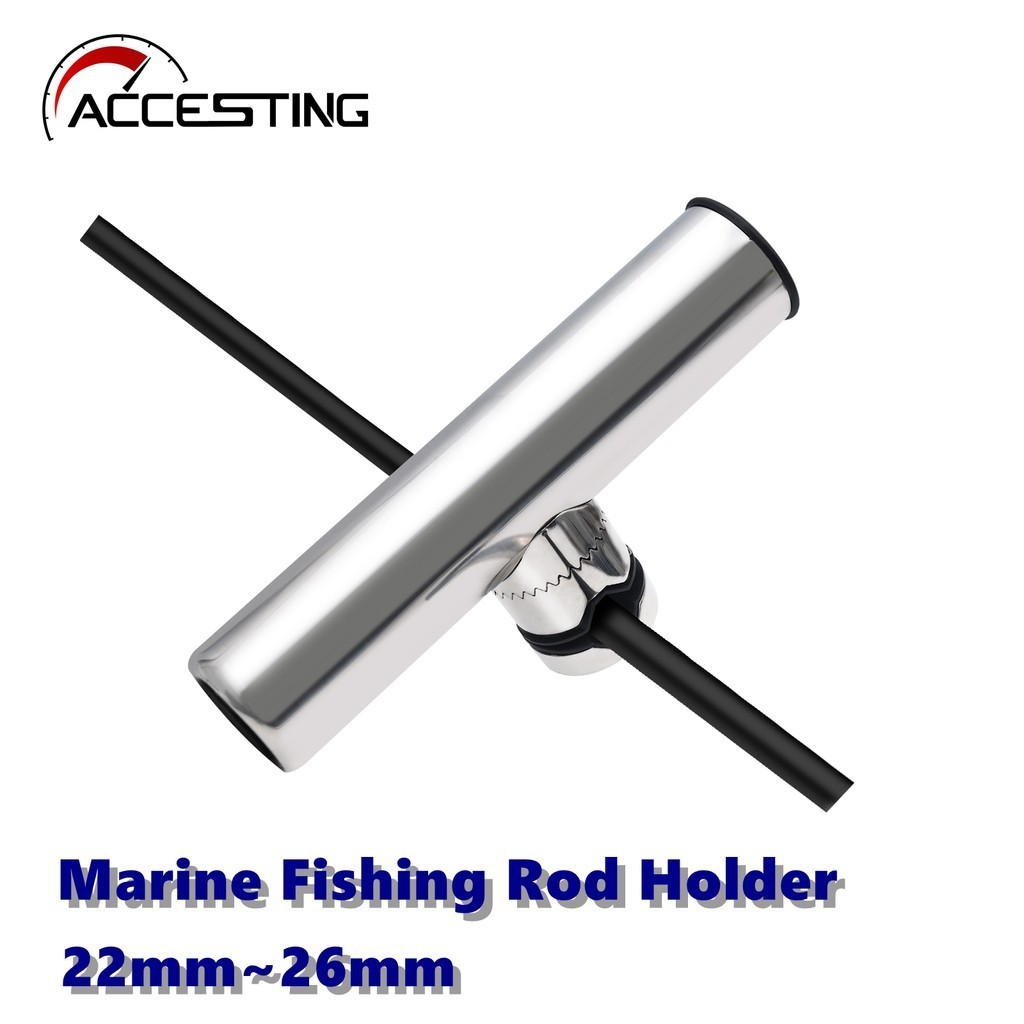 Marine Stainless Steel Fishing Rod Holder, Adjustable Rod Holder on ...