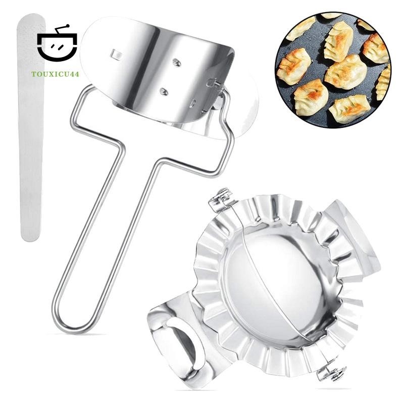 3PCS Dumpling Maker and Cutter,Press/Pie Mold Dough Stamp Cutter Mold ...