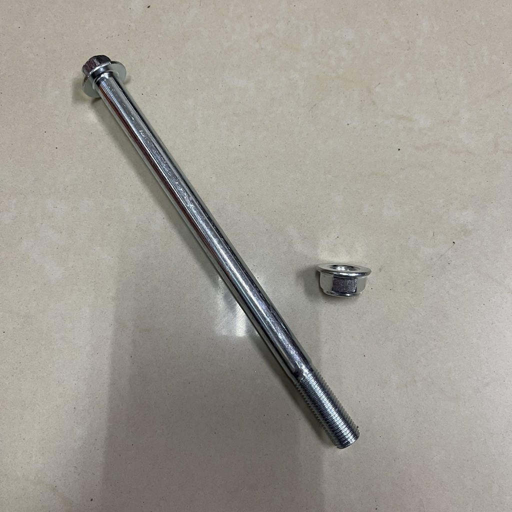 HONDA EX5 DREAM HIGH POWER EX5 DREAM FRONT WHEEL SHAFT + NUT M12X190MM ...