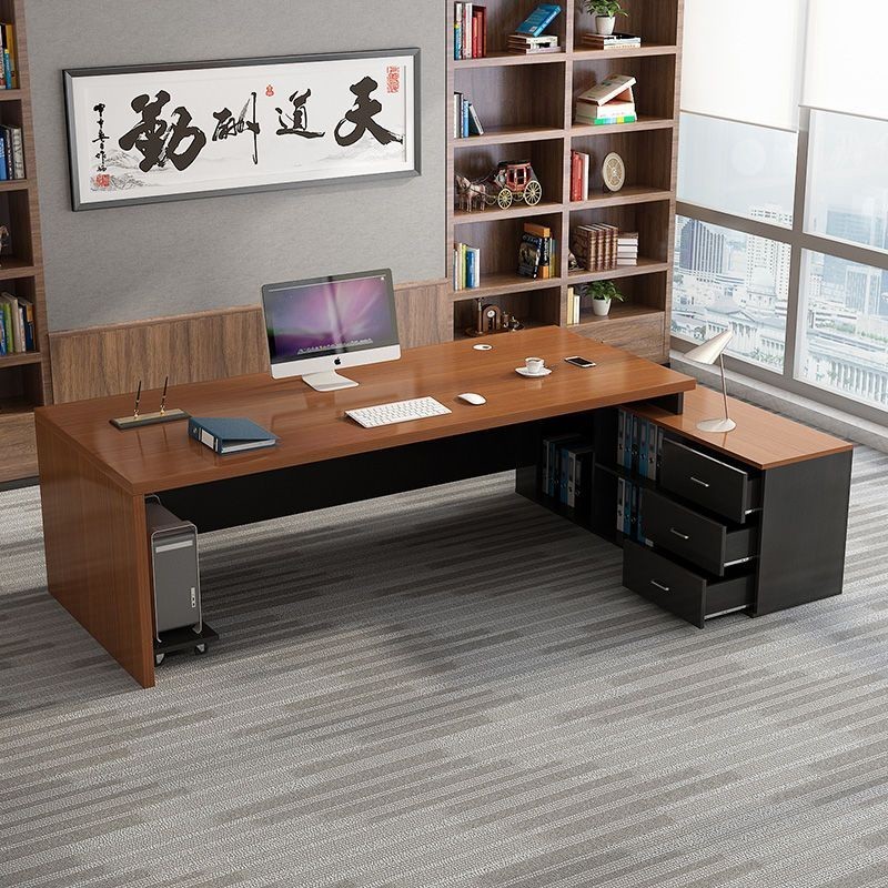 Office solid wood Boss desk table DIRECTOR CEO desk administrative desk ...