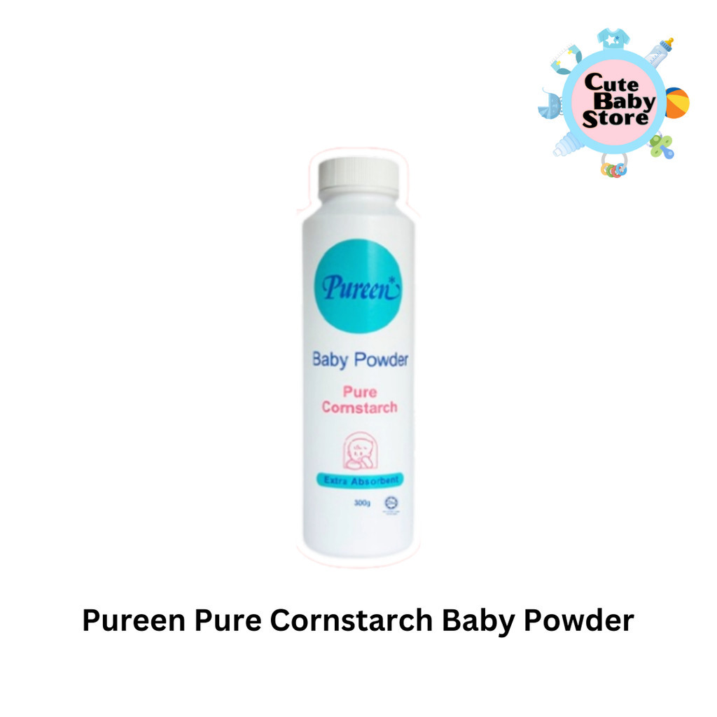 Pureen Pure Cornstarch Baby Powder (40g / 125g / 300g) | Shopee Malaysia