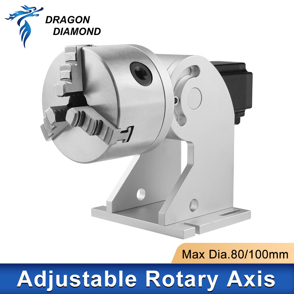 Three Chuck Rotary Axis Engraving Attachment Extra Axis Max Dia.80 ...