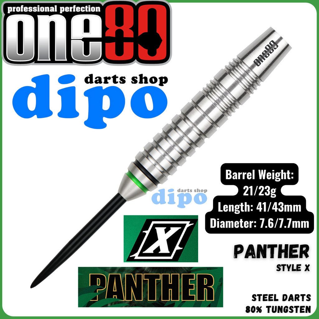 ONE80 PANTHER Style X - ONE80 Steel Darts | Shopee Malaysia