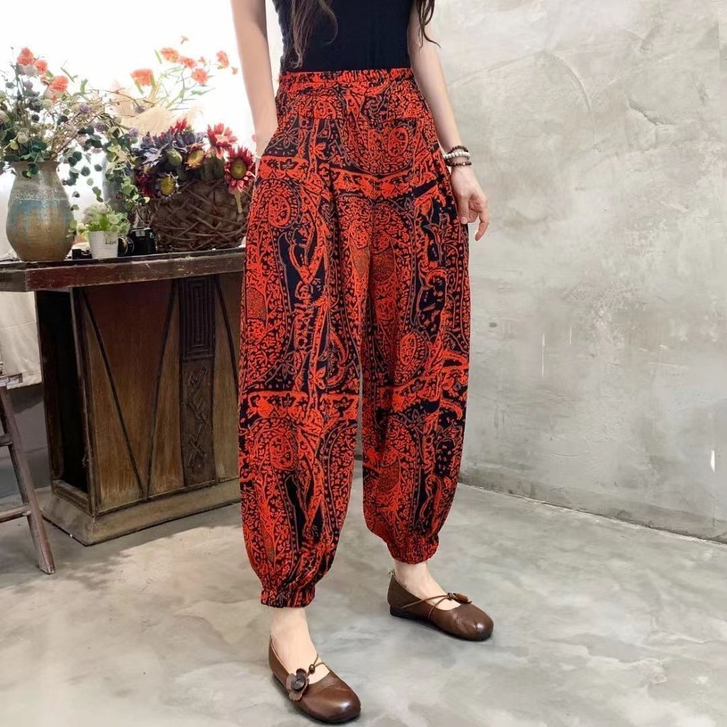 Harem Pants Women Autumn Thin Casual Pants Fashion Loose-Leggings ...
