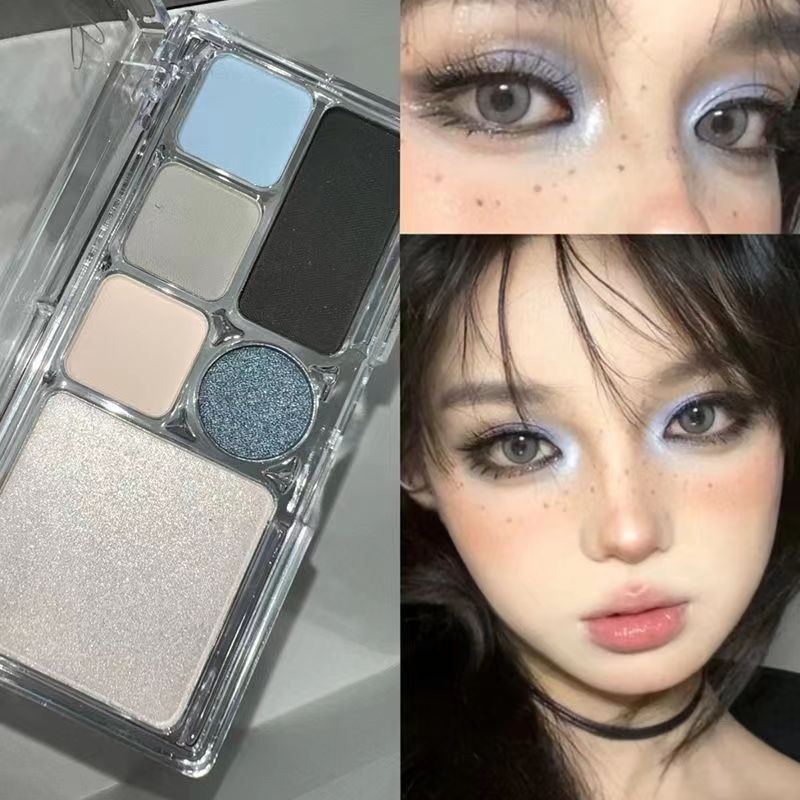 JADED 6 Color Eyeshadow Palette Matte Shimmer Smoky Cool Girl Long ...