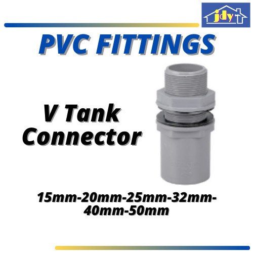 PVC Pipe Fitting PVC Connector V Tank Connector 15mm 20mm 25mm 32mm ...