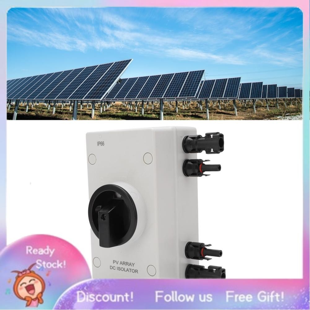 Ujewndju Andarm Solar Disconnect Switch 32A 1000V PV DC Isolator IP66 Waterproof | Shopee Malaysia