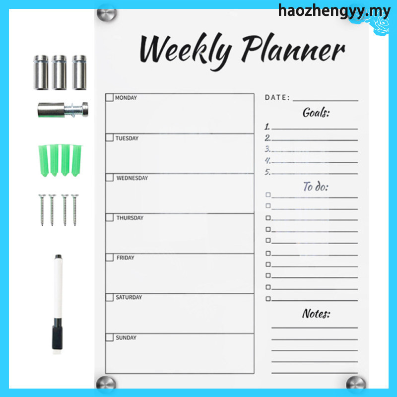 Decor Magnetic Whiteboard for Fridge Message Writing Students Display ...
