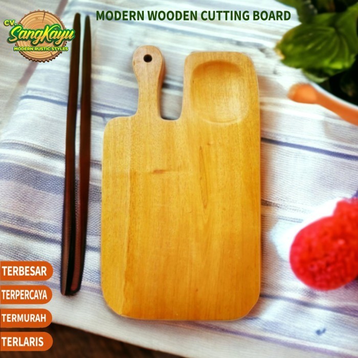 KAYU Modern Cutting Board 17,5x30 Cm Unique modern rustic wooden ...