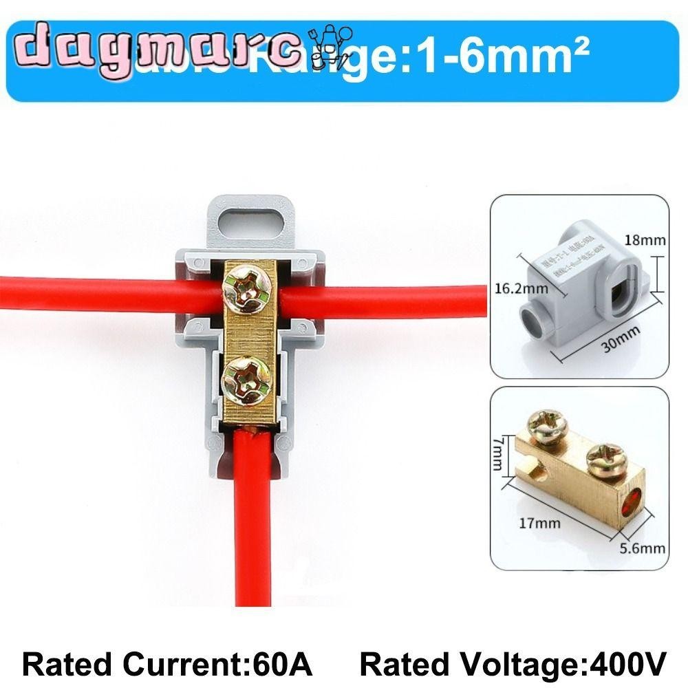 DAGMARC Quick Terminal Block, High Power Conductor Brass High Power ...