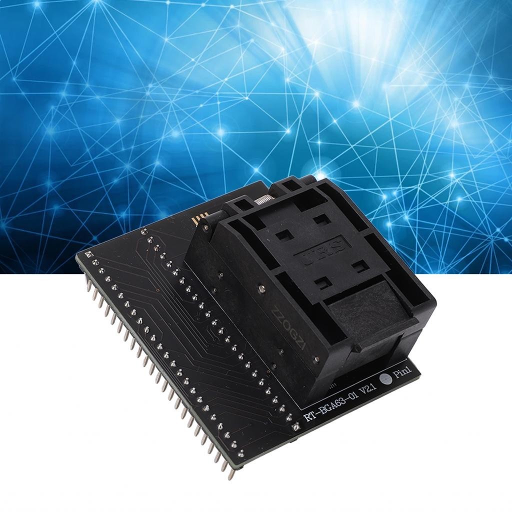 Sinhopsa BGA63 Adapter Serial ICSP Interface Programmer Converter Module Standard Size 0.5mm Pin ...