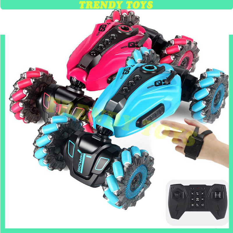 Remote Control Car 2.4G Super Stunt Torque Car Spray Watch Dual Control ...