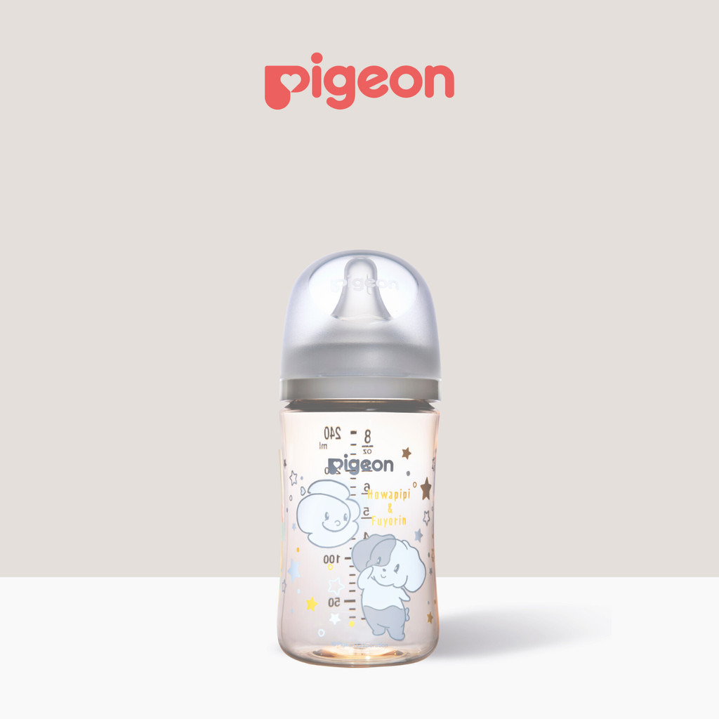 Pigeon SofTouch™ Wide Neck PPSU Nursing Bottle 240ml - Howapipi | Shopee Malaysia