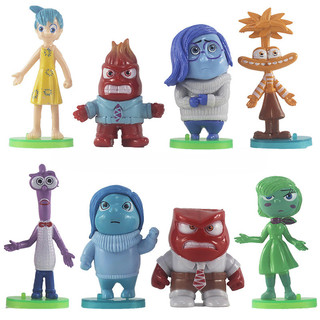 Inside Out 2 Action Figure Sadness Joy Fear Anger Disgust Model Figures ...