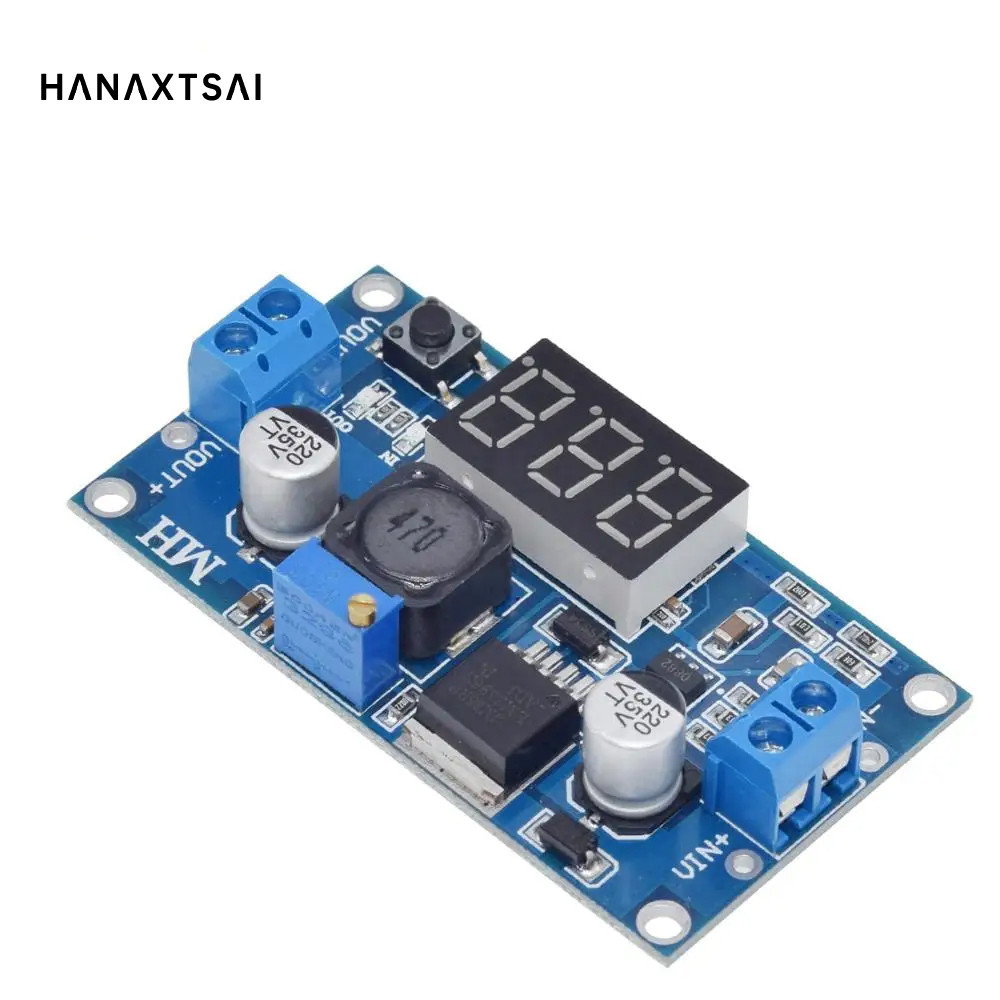 Lm2596 BUCK 3A DC-DC Voltage Adjustable Step-Down Power Module+Blue LED ...