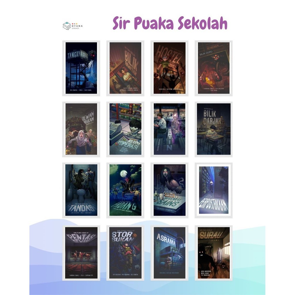 Siri Puaka Sekolah Buku Cerita Hantu Novel Seram Siri Cerita Hantu Penerbit X | Shopee Malaysia