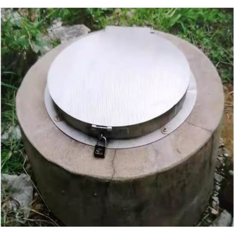 Anti-theft Stainless Steel With Lock Well Cover Round Square Decoration ...