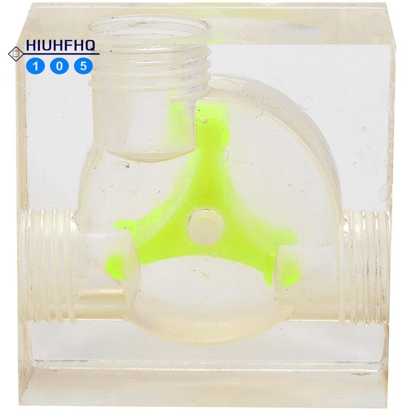 PC Water Cooling System Acrylic Three Way Visual Flow Indicator G1/4 ...